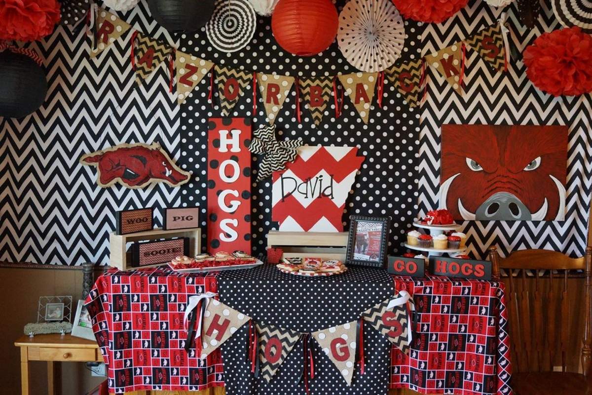 Razorback Birthday Party Ideas | Photo 3 of 9 | Catch My Party