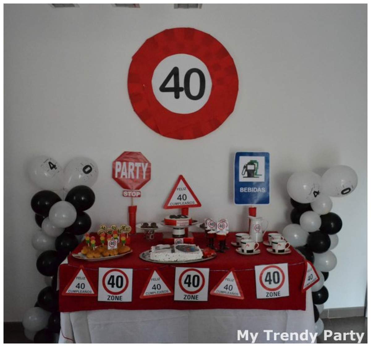 ZONE 40 PARTY Birthday Party Ideas | Photo 2 of 11 | Catch My Party