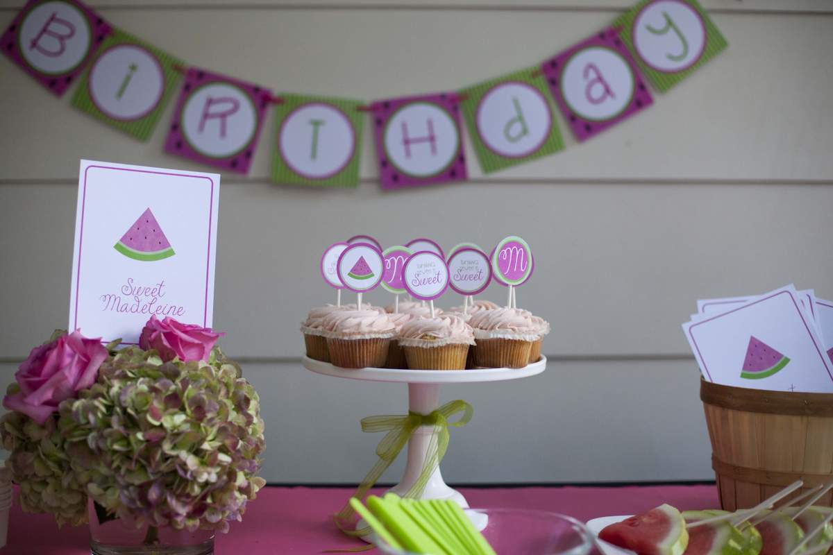 Watermelon Birthday Party Ideas | Photo 6 of 34 | Catch My Party