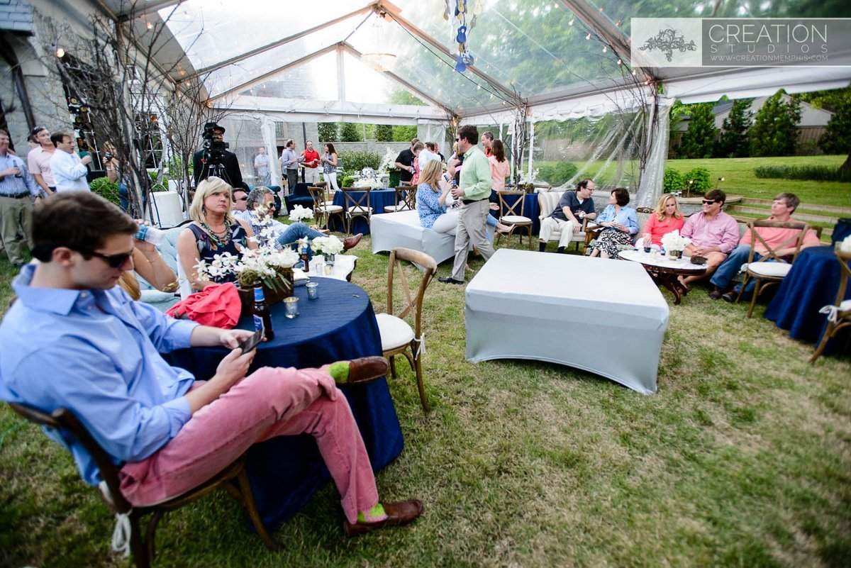 Blues and Music Backyard Concert Party Ideas | Photo 18 of 69 | Catch ...