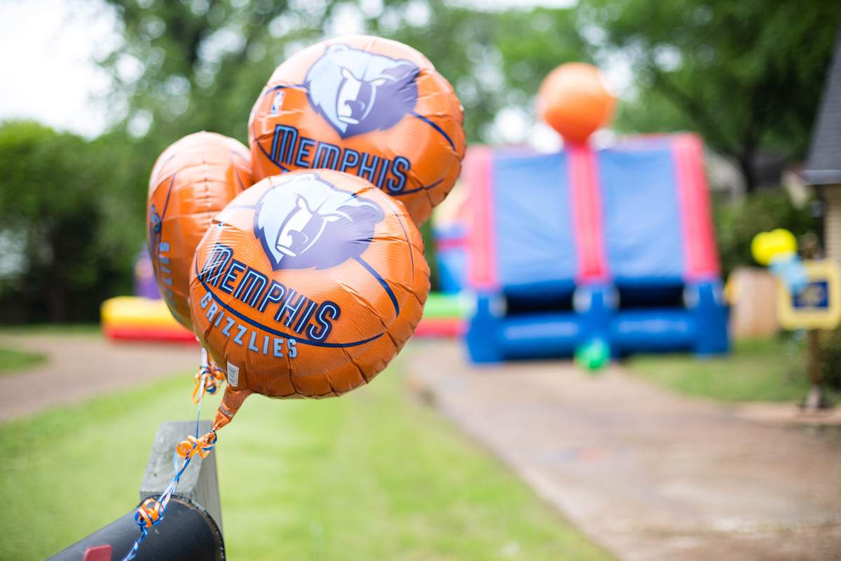 Memphis Grizzlies Birthday Party Ideas | Photo 4 of 8 | Catch My Party