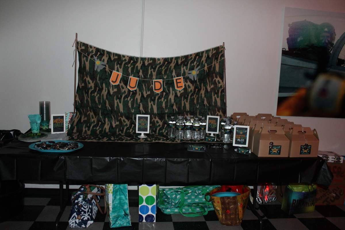 Fighter Jet Birthday Party Ideas | Photo 4 of 16 | Catch My Party