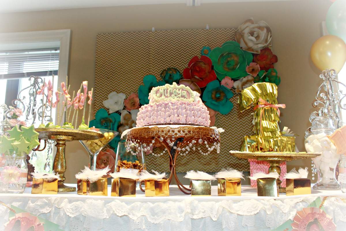 Glam Birthday Party Ideas | Photo 7 of 14 | Catch My Party