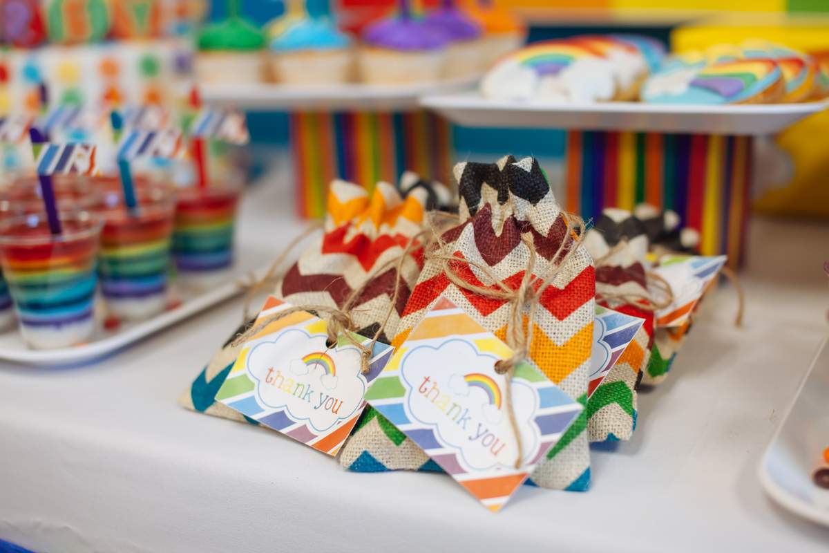 Rainbow Birthday Party Ideas | Photo 9 of 18 | Catch My Party