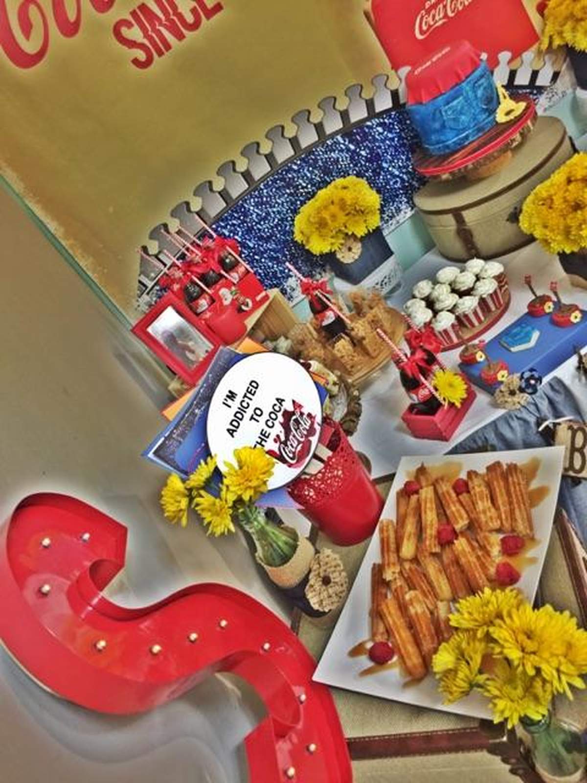 Coca Cola & Denim Birthday Party Ideas | Photo 1 of 12 | Catch My Party