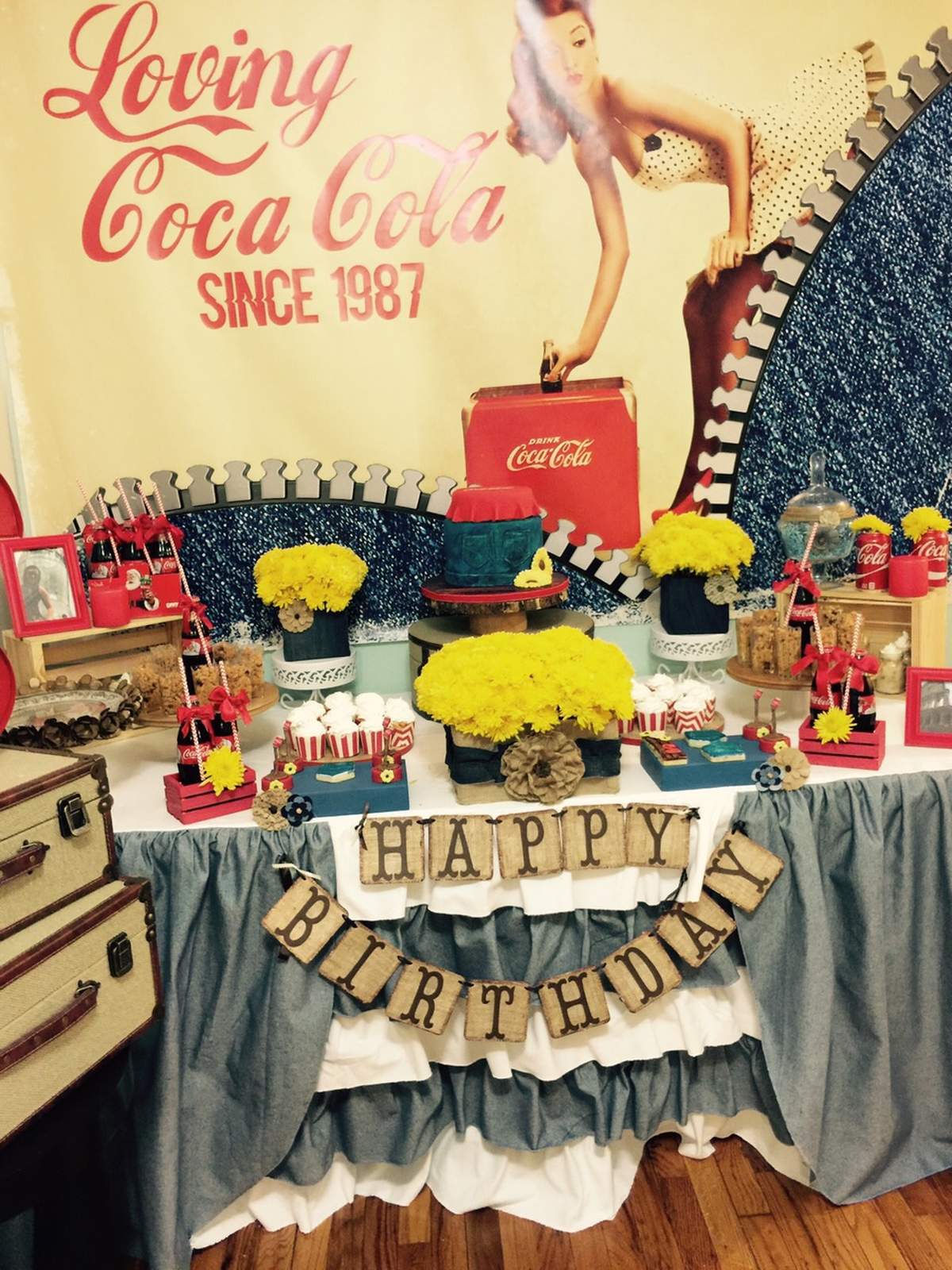 Coca Cola & Denim Birthday Party Ideas | Photo 5 of 12 | Catch My Party