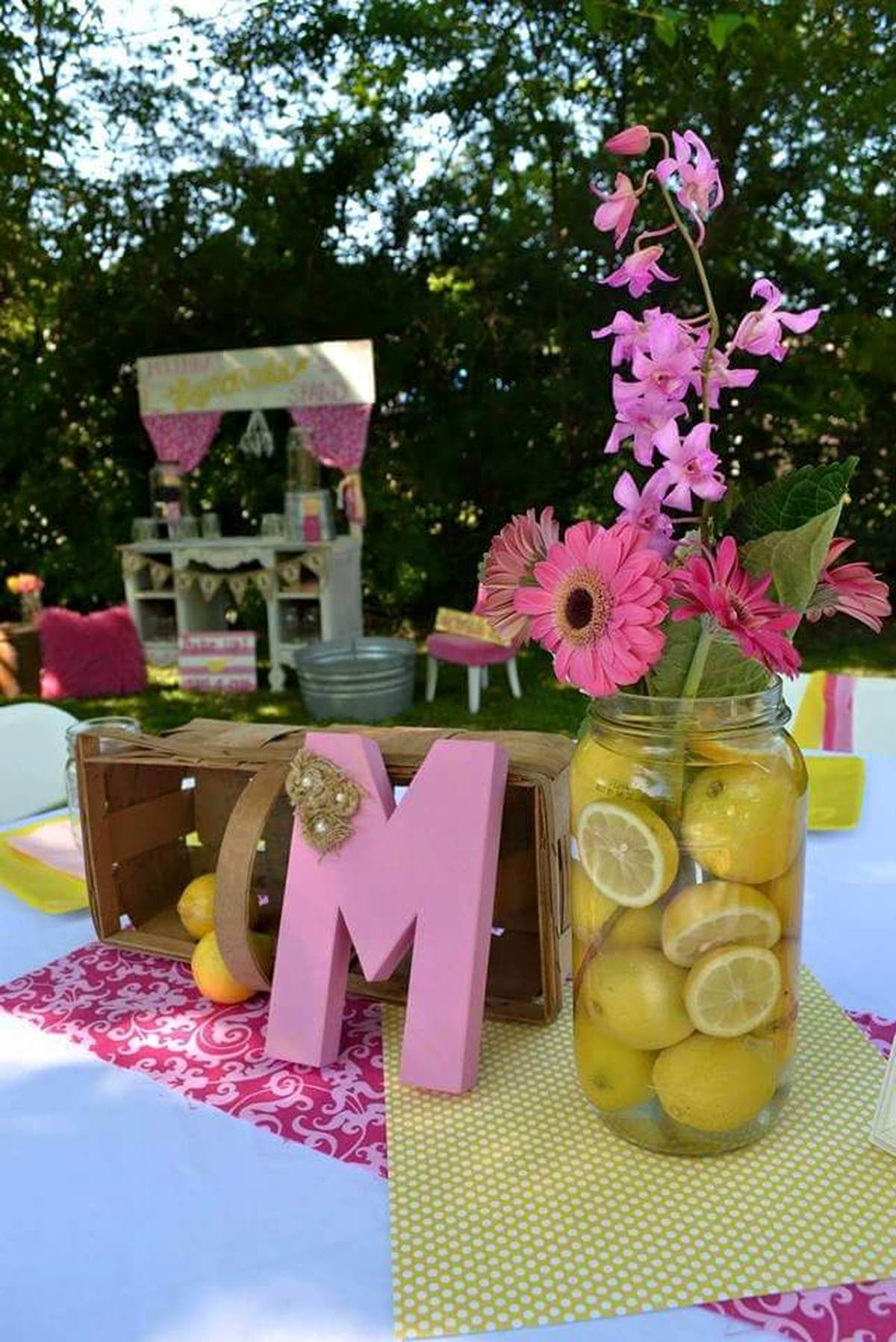 Pink Lemonade Birthday Party Ideas | Photo 13 of 26 | Catch My Party
