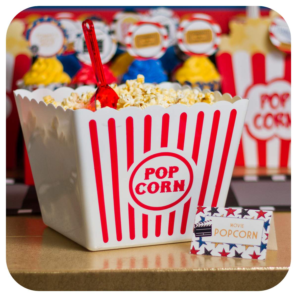 Movie Night Birthday Party Ideas | Photo 1 of 58 | Catch My Party