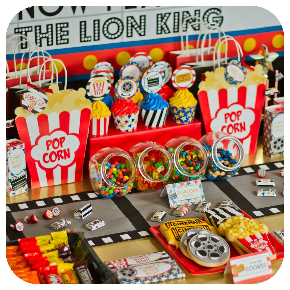 Movie Night Birthday Party Ideas | Photo 1 of 58 | Catch My Party