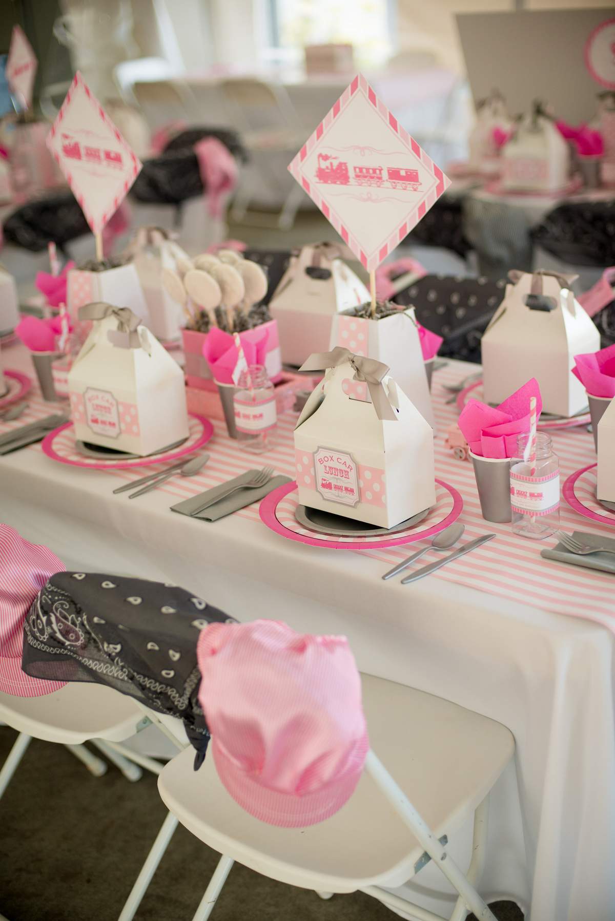 Girl Train Party Birthday Party Ideas | Photo 2 of 94 | Catch My Party