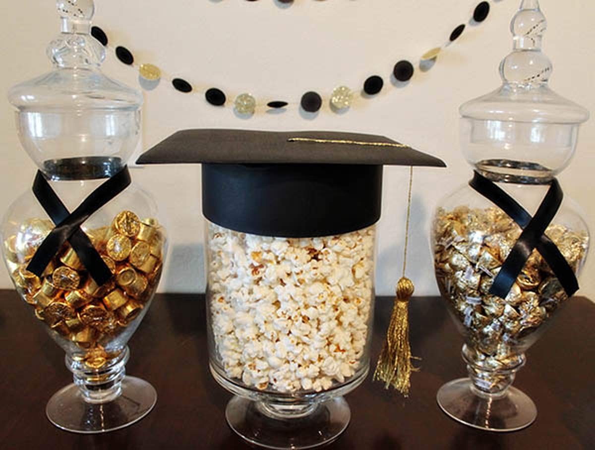 Black And Gold Graduation/End of School Party Ideas | Photo 3 of 18 ...