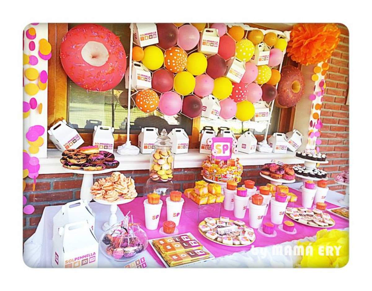 DUNKIN DONUTS PARTY Birthday Party Ideas | Photo 4 of 62 | Catch My Party
