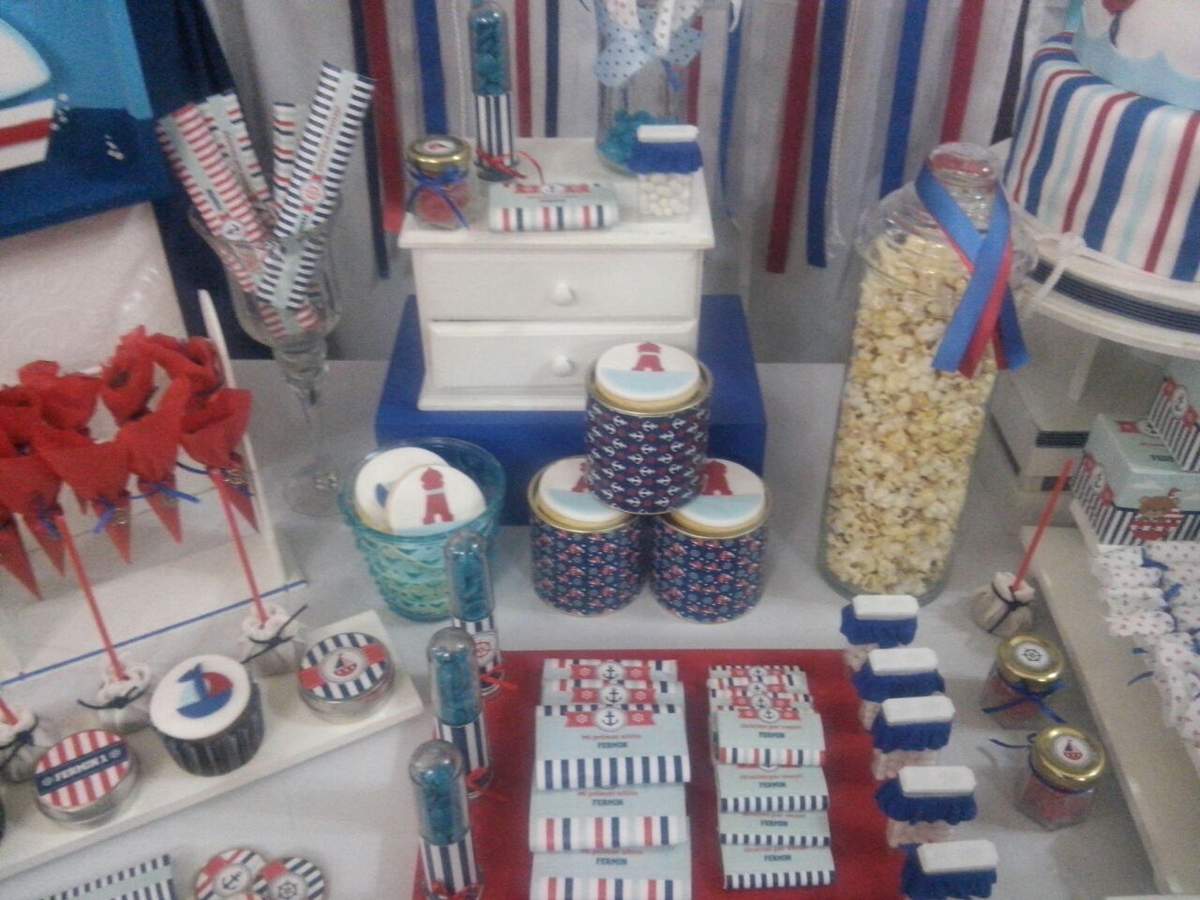 Navy Birthday Party Ideas | Photo 9 of 9 | Catch My Party