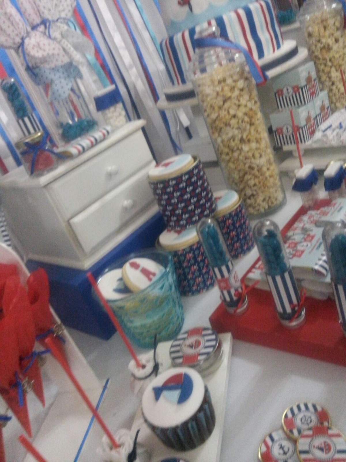 Navy Birthday Party Ideas | Photo 1 of 9 | Catch My Party