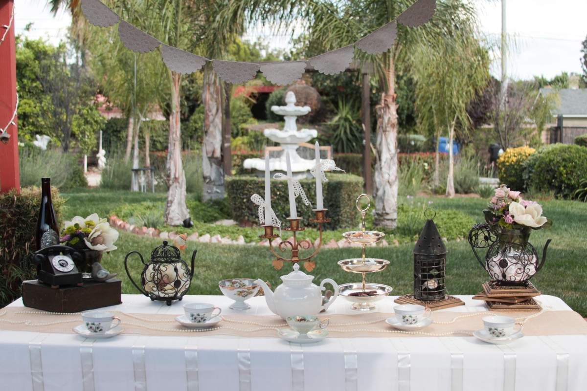 Vintage Tea Party Tea Party Party Ideas | Photo 2 of 8 | Catch My Party