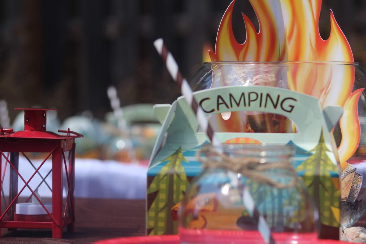Camping / Summer Camp Birthday Party Ideas | Photo 9 of 39 | Catch My Party