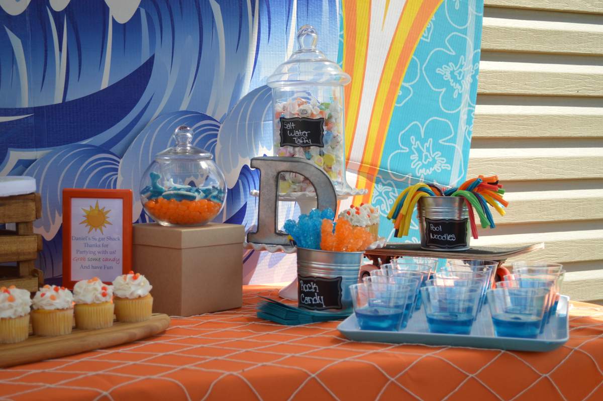 Beach / Surf Birthday Party Ideas | Photo 26 of 27 | Catch My Party