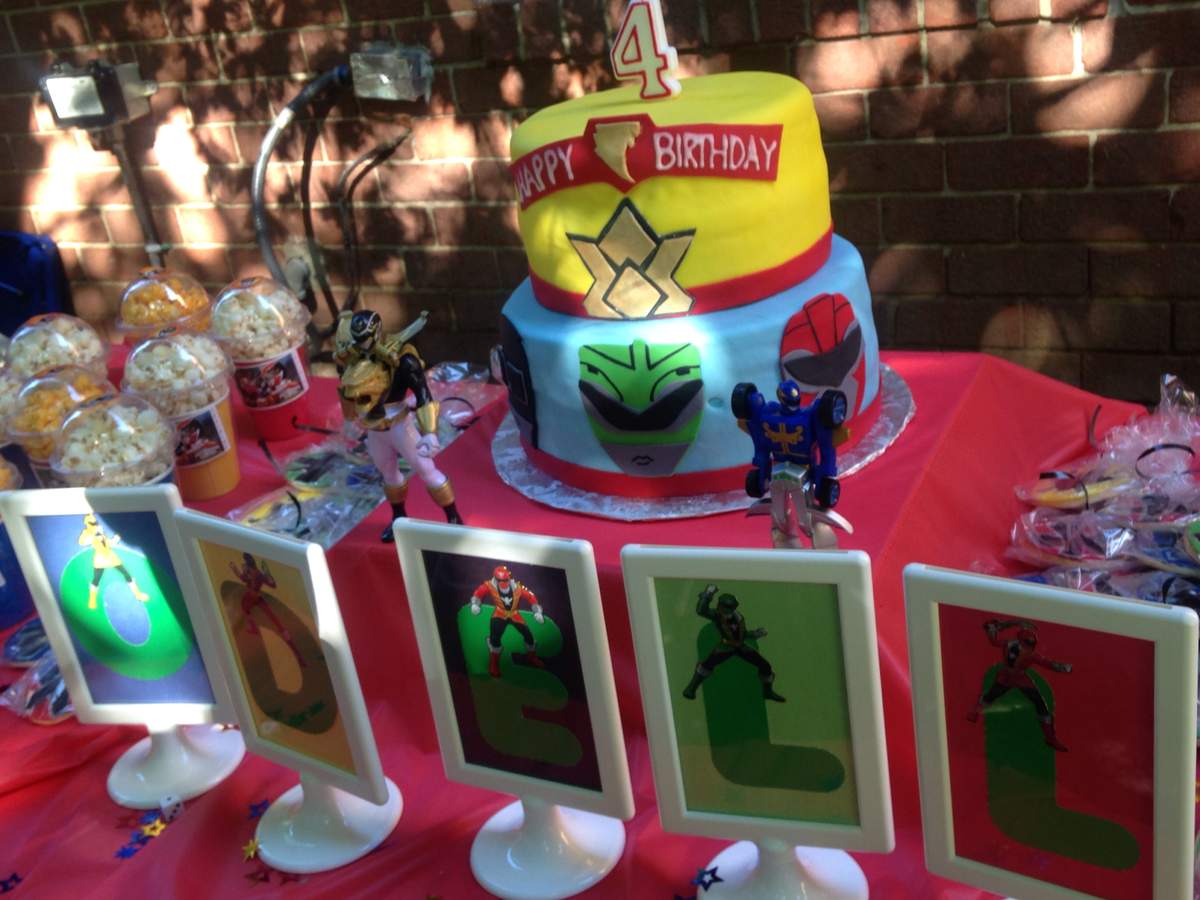 Power Rangers Birthday Party Ideas | Photo 4 of 86 | Catch My Party