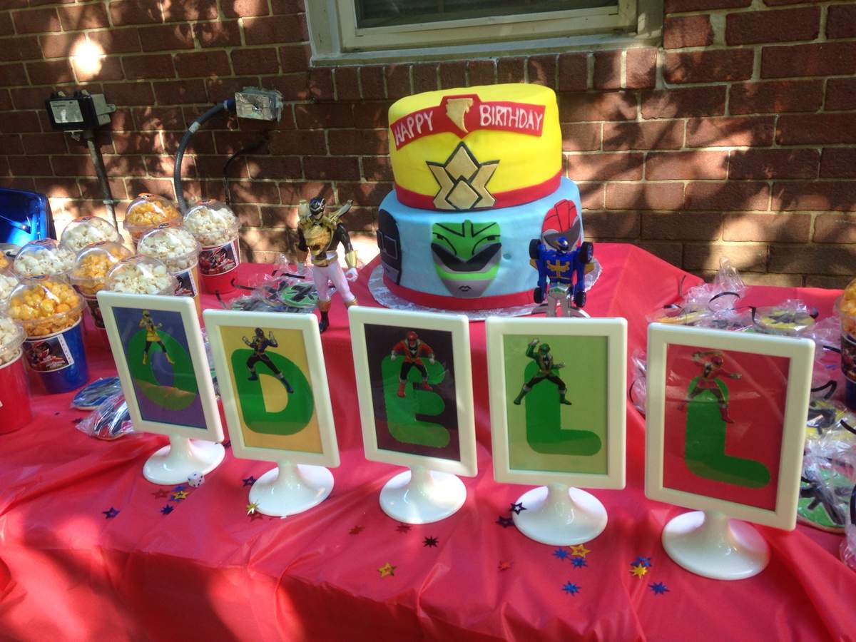 Power Rangers Birthday Party Ideas | Photo 30 of 86 | Catch My Party