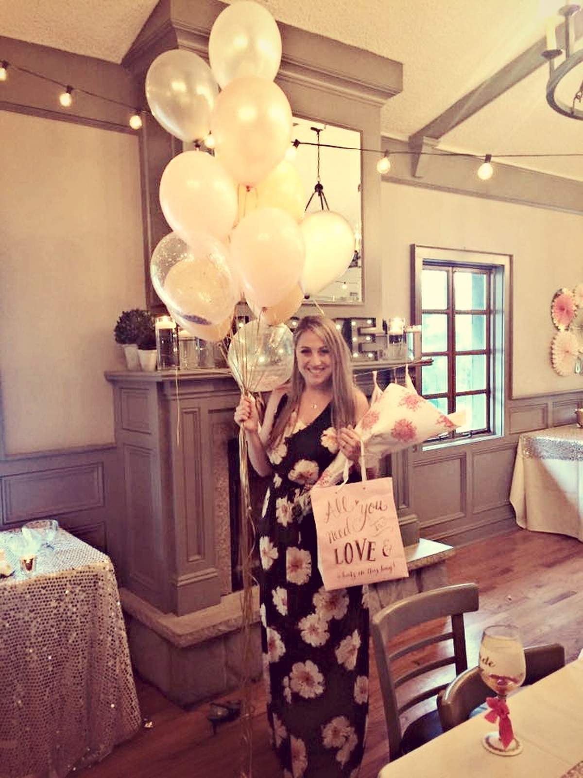 Bubbly Bar, Blush, Pink & Gold Bridal/Wedding Shower Party Ideas ...