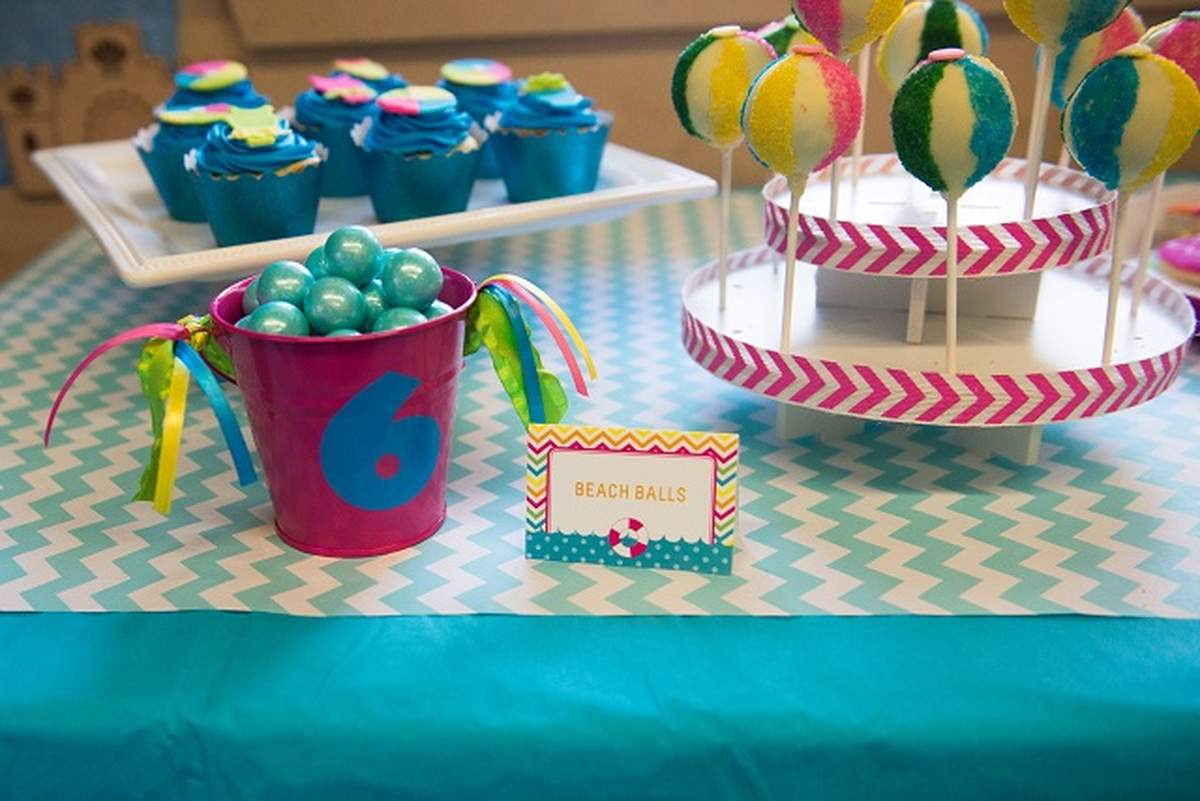 Pool Party Birthday Party Ideas | Photo 1 of 25 | Catch My Party