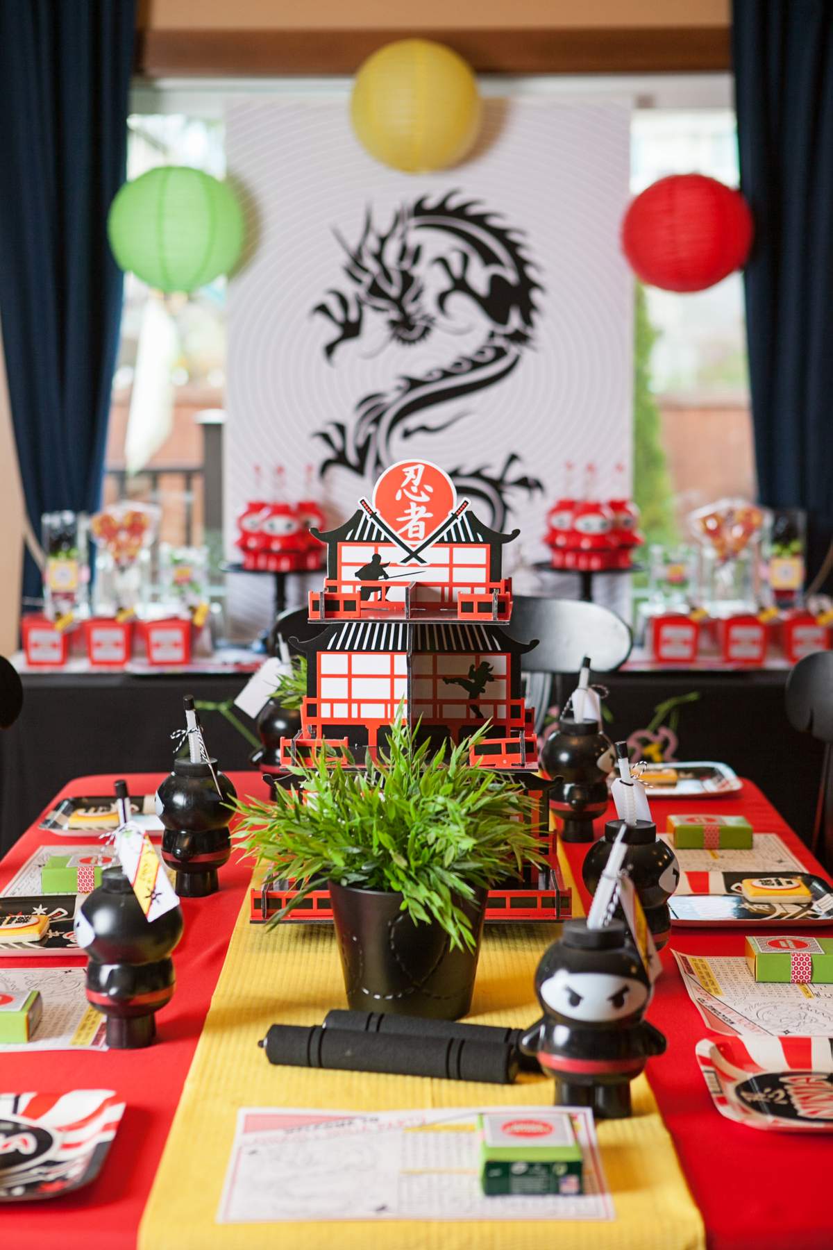 Ninjago Birthday Party Ideas | Photo 1 of 128 | Catch My Party