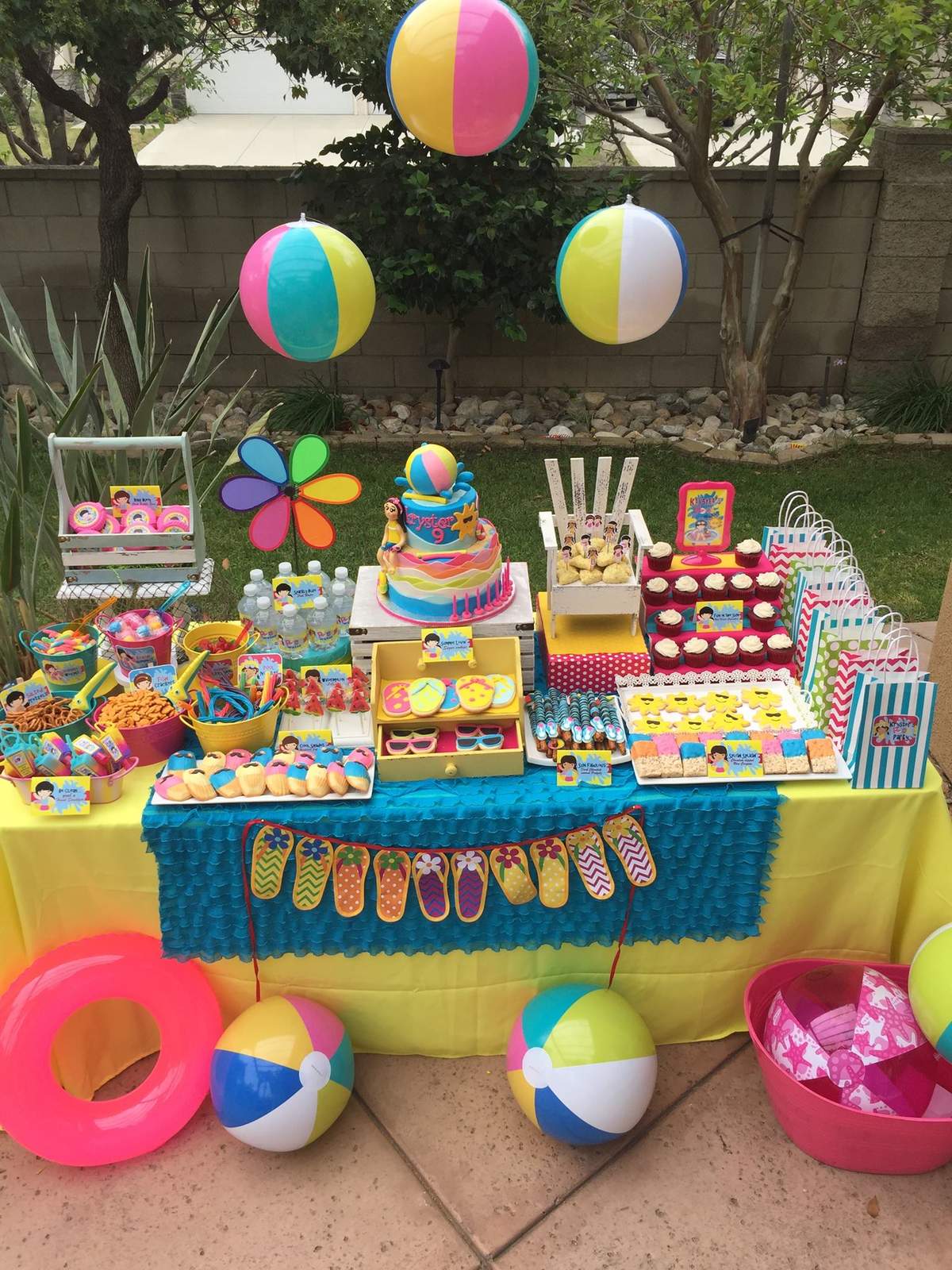 Swimming Pool Summer Party Summer Party Ideas Photo 1 Of 36 Catch 