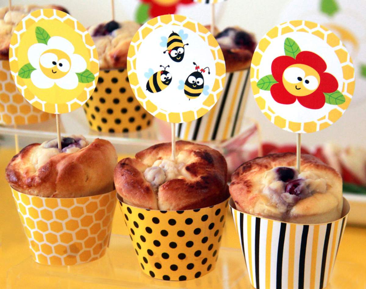 Bumble Bees Birthday Party Ideas | Photo 40 of 45 | Catch My Party
