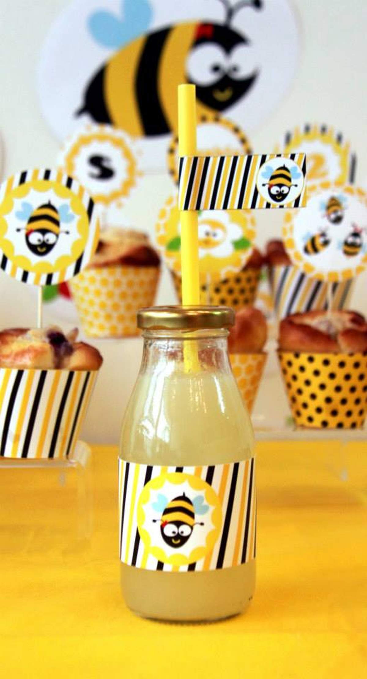 Bumble Bees Birthday Party Ideas | Photo 40 of 45 | Catch My Party
