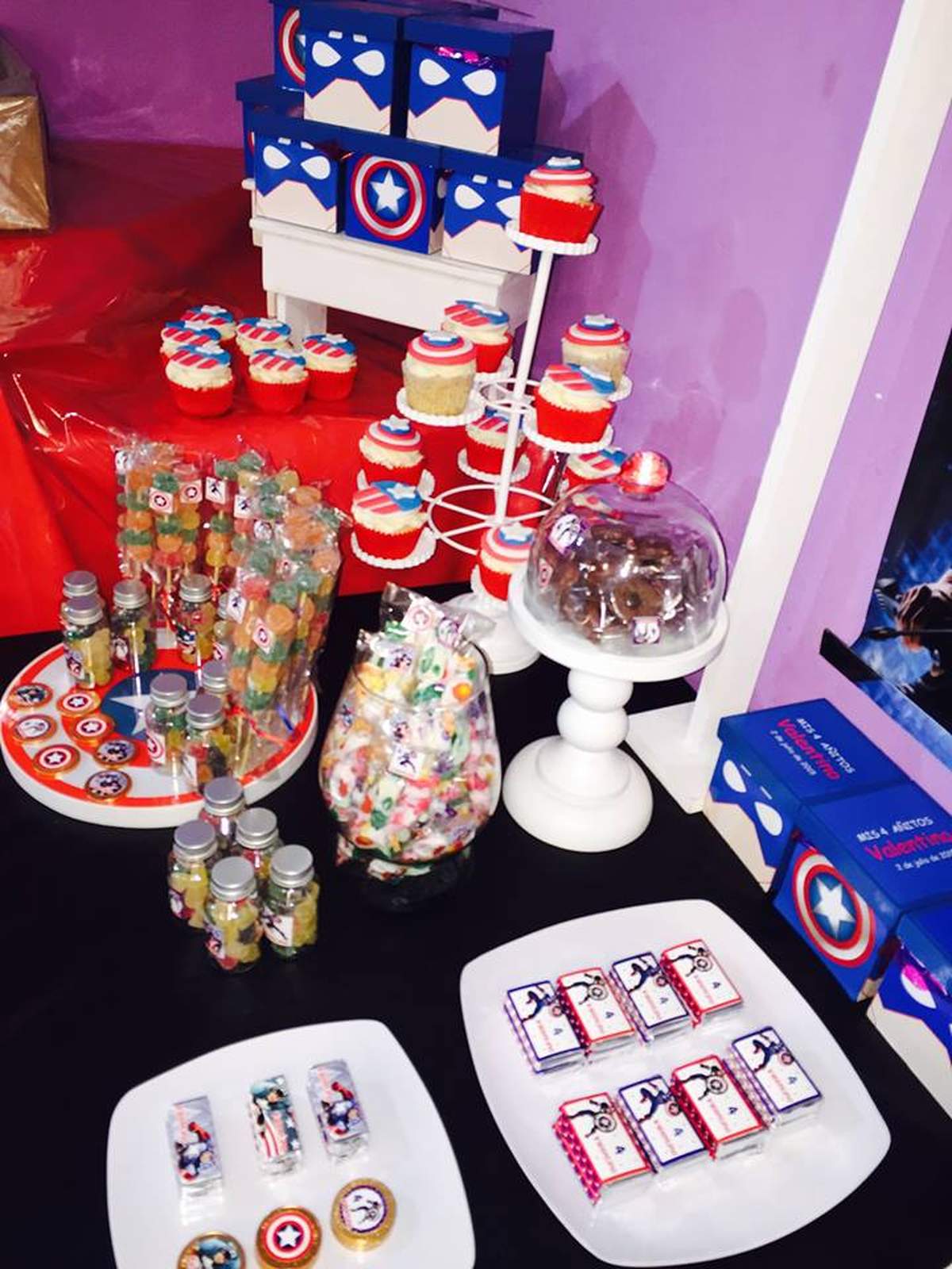 Captain America Birthday Party Ideas | Photo 2 of 9 | Catch My Party