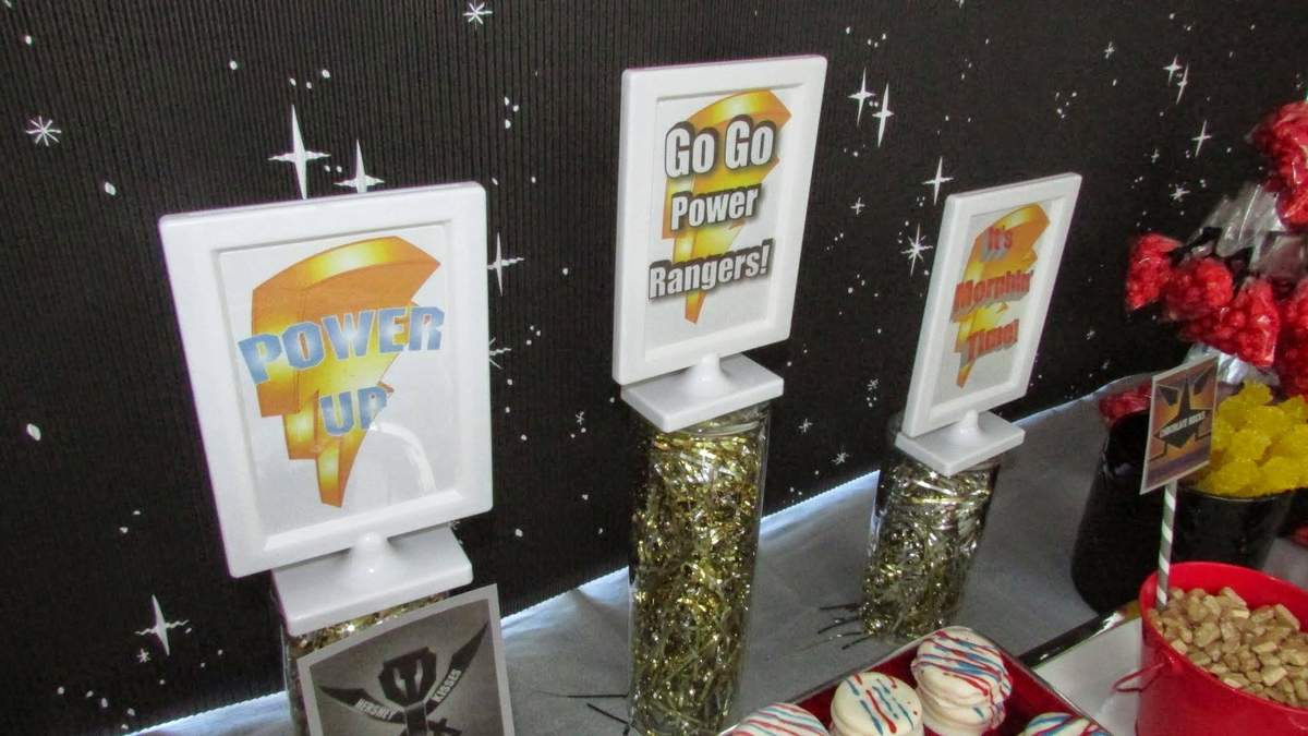 POWER RANGERS Birthday Party Ideas | Photo 1 of 21 | Catch My Party