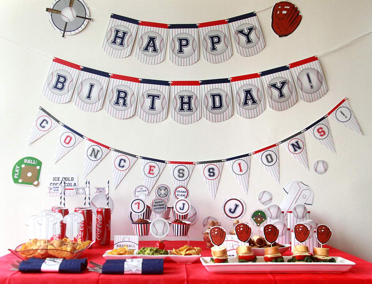Baseball / Birthday "Baseball Birthday Party" | Catch My Party