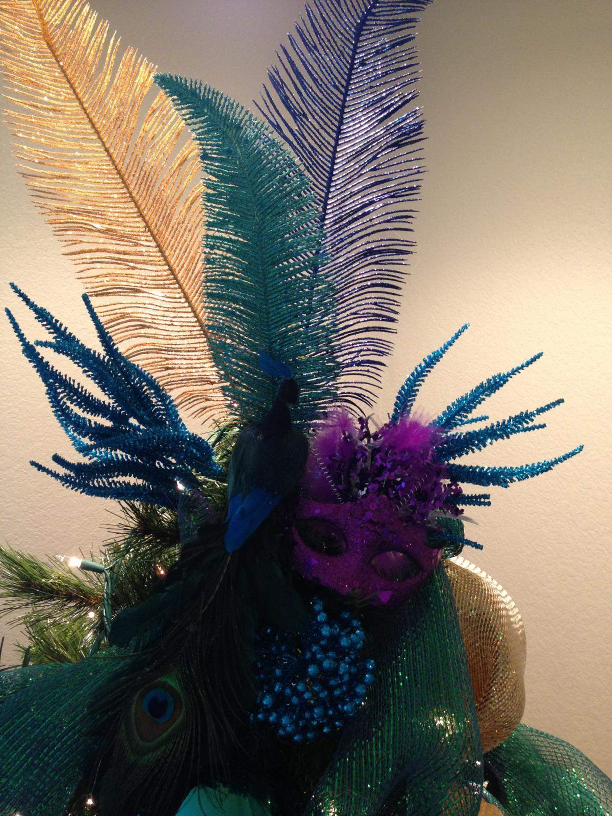 Peacock masquerade Christmas/Holiday Party Ideas | Photo 1 of 18 ...
