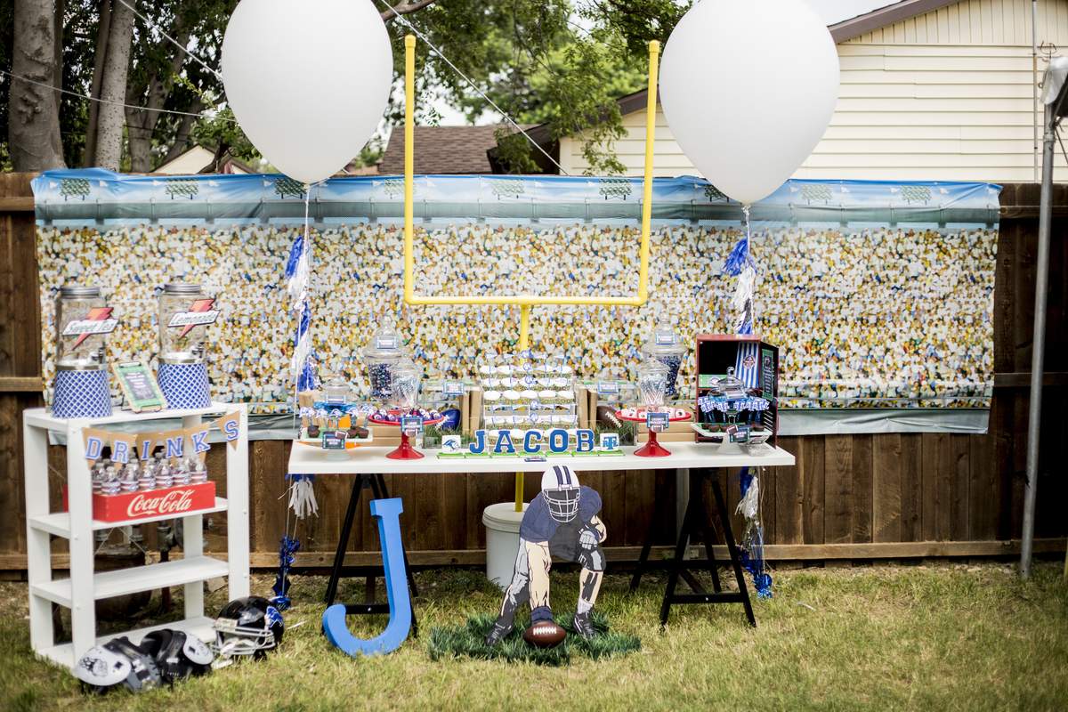 Football Graduation/End of School Party Ideas | Photo 30 of 40 | Catch ...