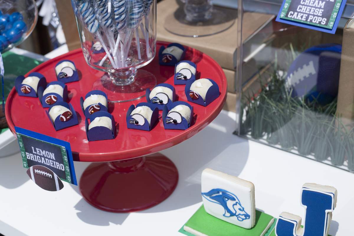 Football Graduation/End of School Party Ideas | Photo 30 of 40 | Catch ...