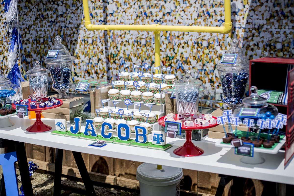 Football Graduation/End of School Party Ideas | Photo 1 of 40 | Catch ...