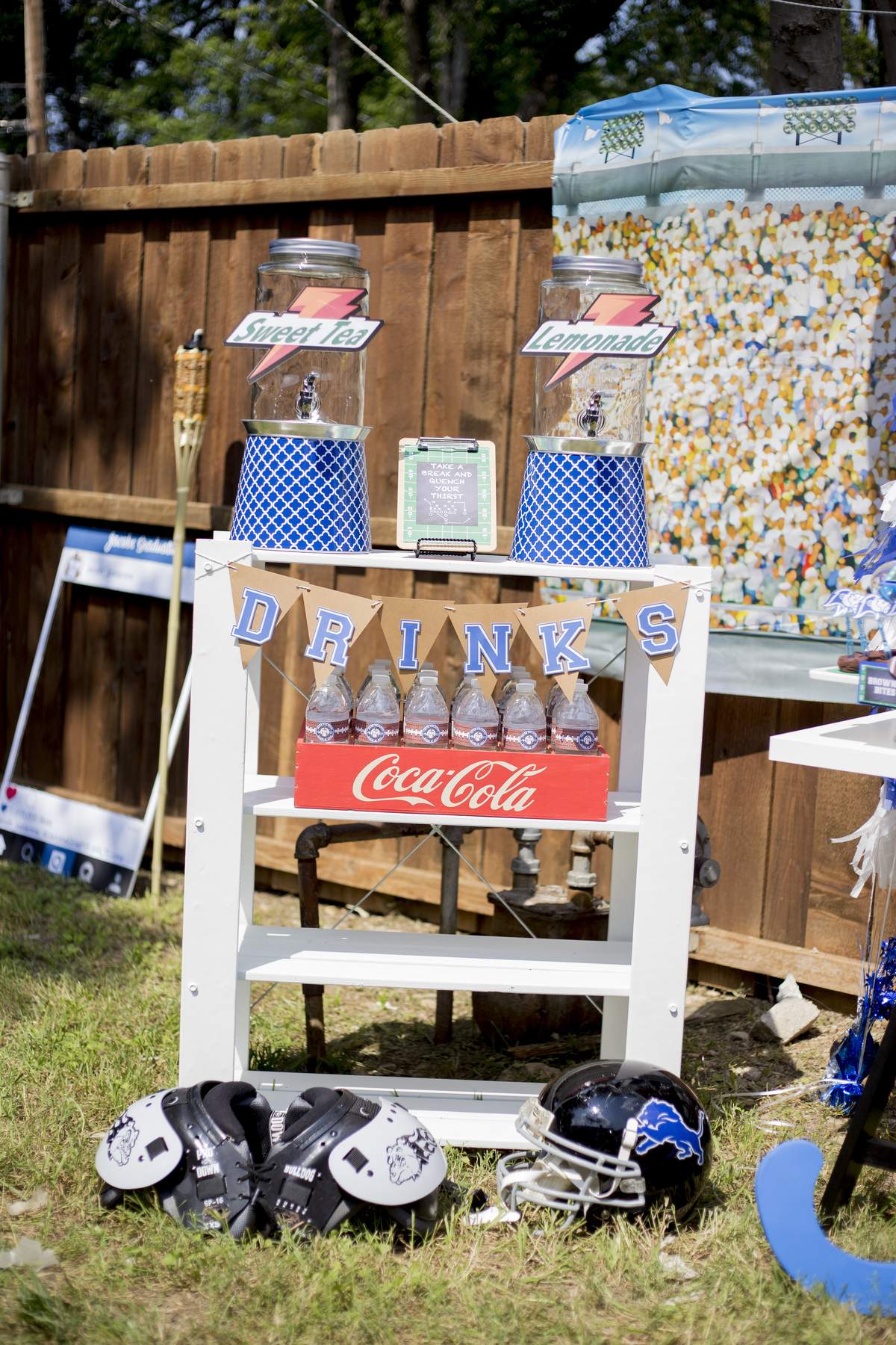 Football Graduation/End of School Party Ideas | Photo 30 of 40 | Catch ...