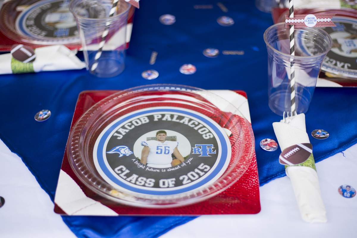 Football Graduation/End of School Party Ideas | Photo 30 of 40 | Catch ...