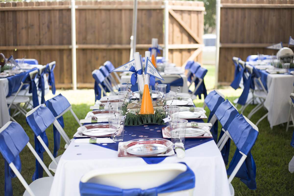 Football Graduation/End of School Party Ideas | Photo 30 of 40 | Catch ...