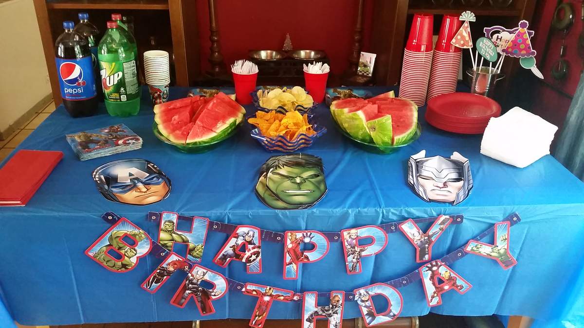 Marvel/Avengers Birthday Party Ideas | Photo 8 of 11 | Catch My Party