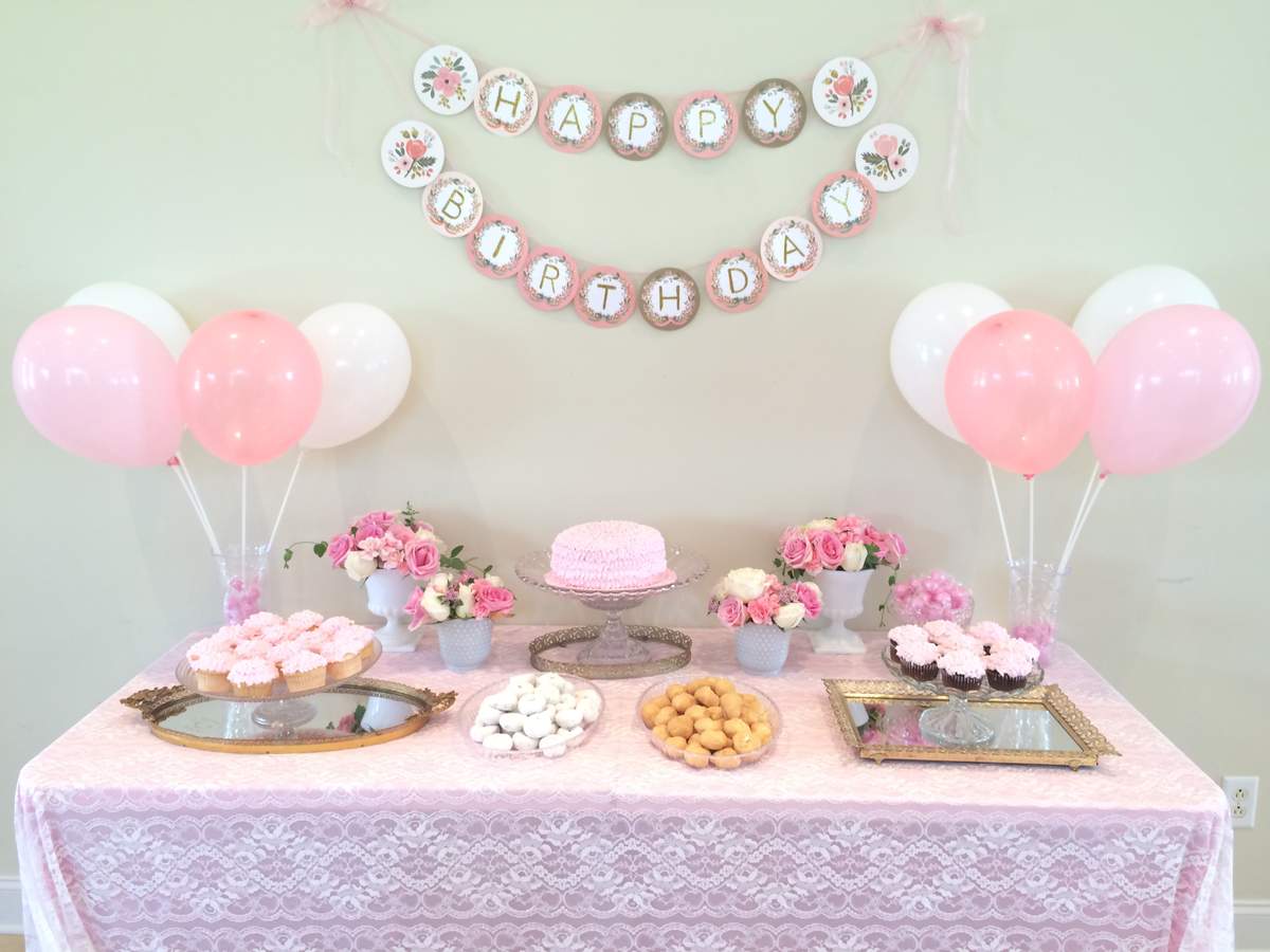 Pretty In Pink Birthday Party Ideas | Photo 1 of 30 | Catch My Party