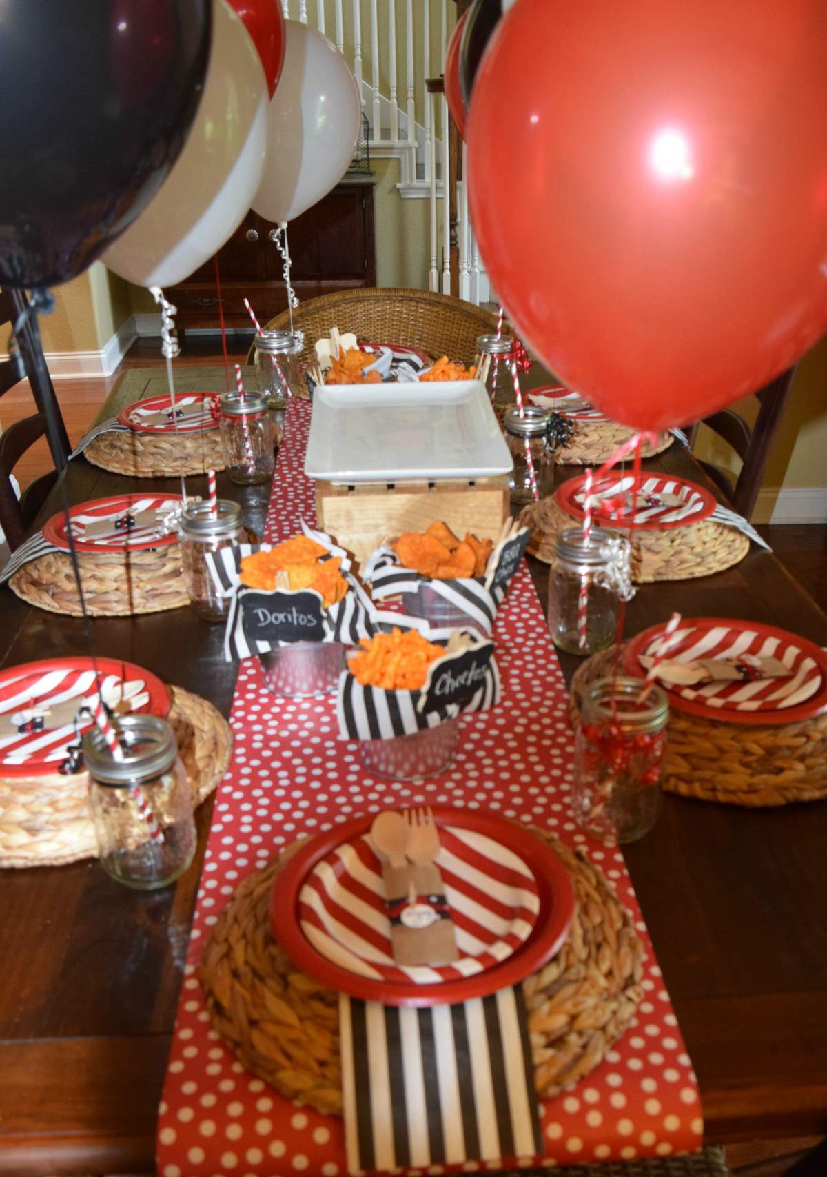 Vintage Popcorn Birthday Party Ideas | Photo 1 of 11 | Catch My Party