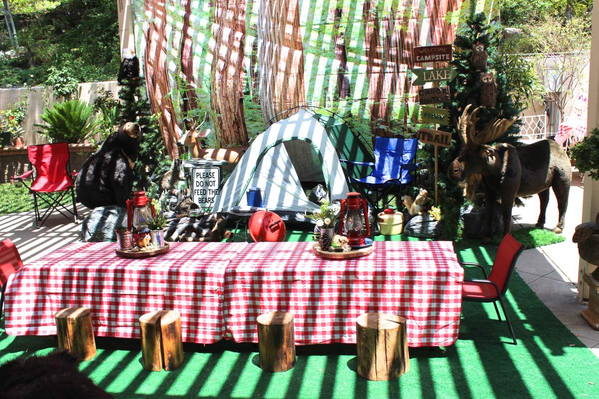 Camping Graduation/End of School Party Ideas | Photo 1 of 57 | Catch My ...