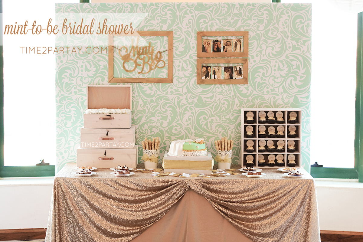 Mint Theme Bridal/Wedding Shower Party Ideas | Photo 29 of 36 | Catch ...