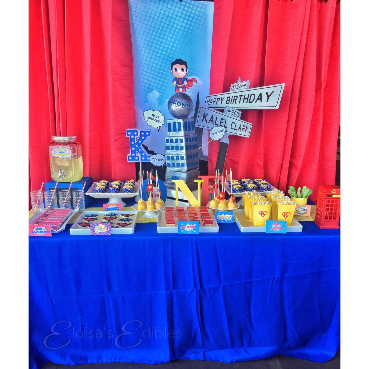 Superman Birthday Party Ideas | Photo 1 of 12 | Catch My Party
