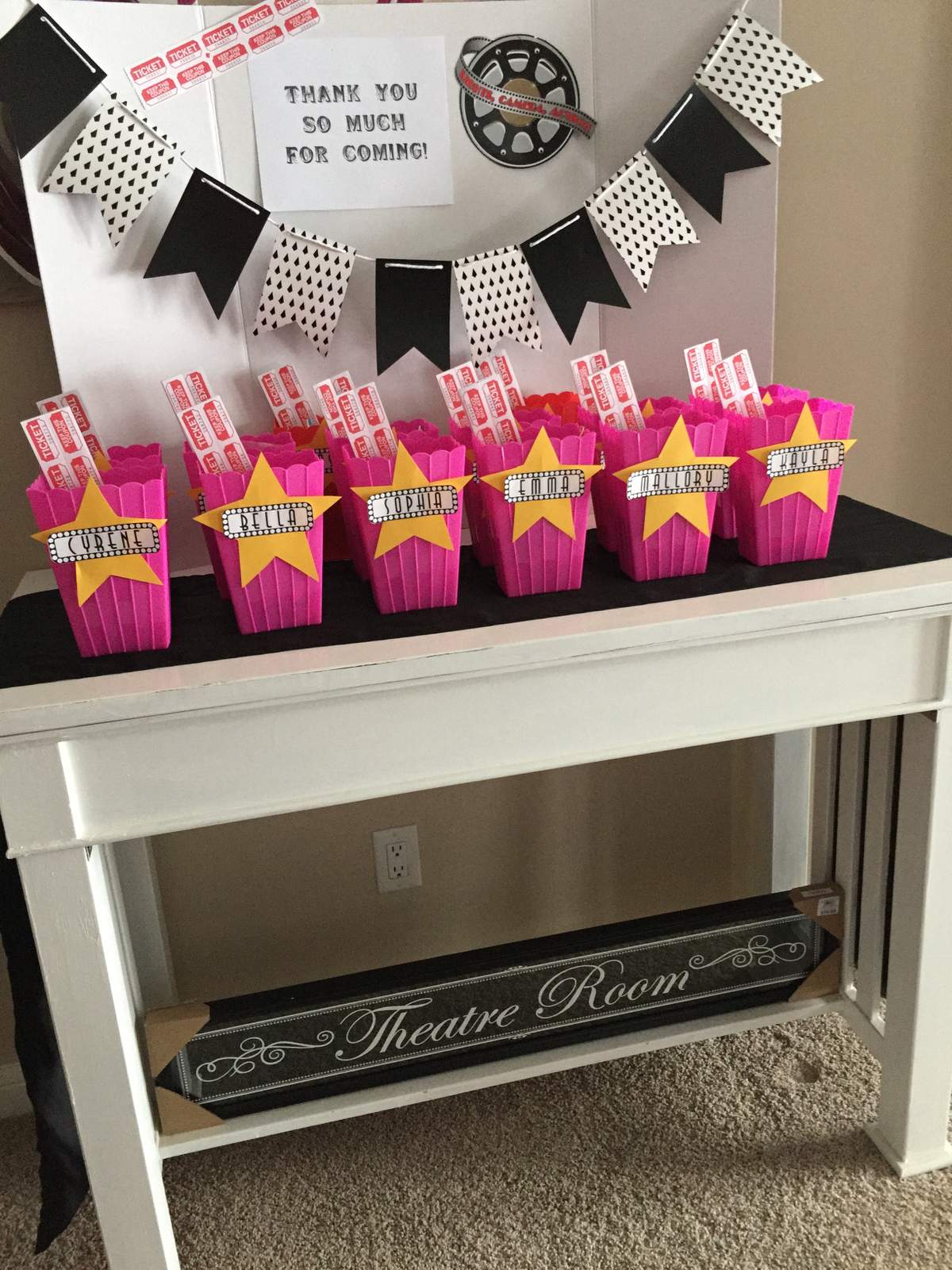Hollywood Birthday Party Ideas | Photo 10 of 38 | Catch My Party