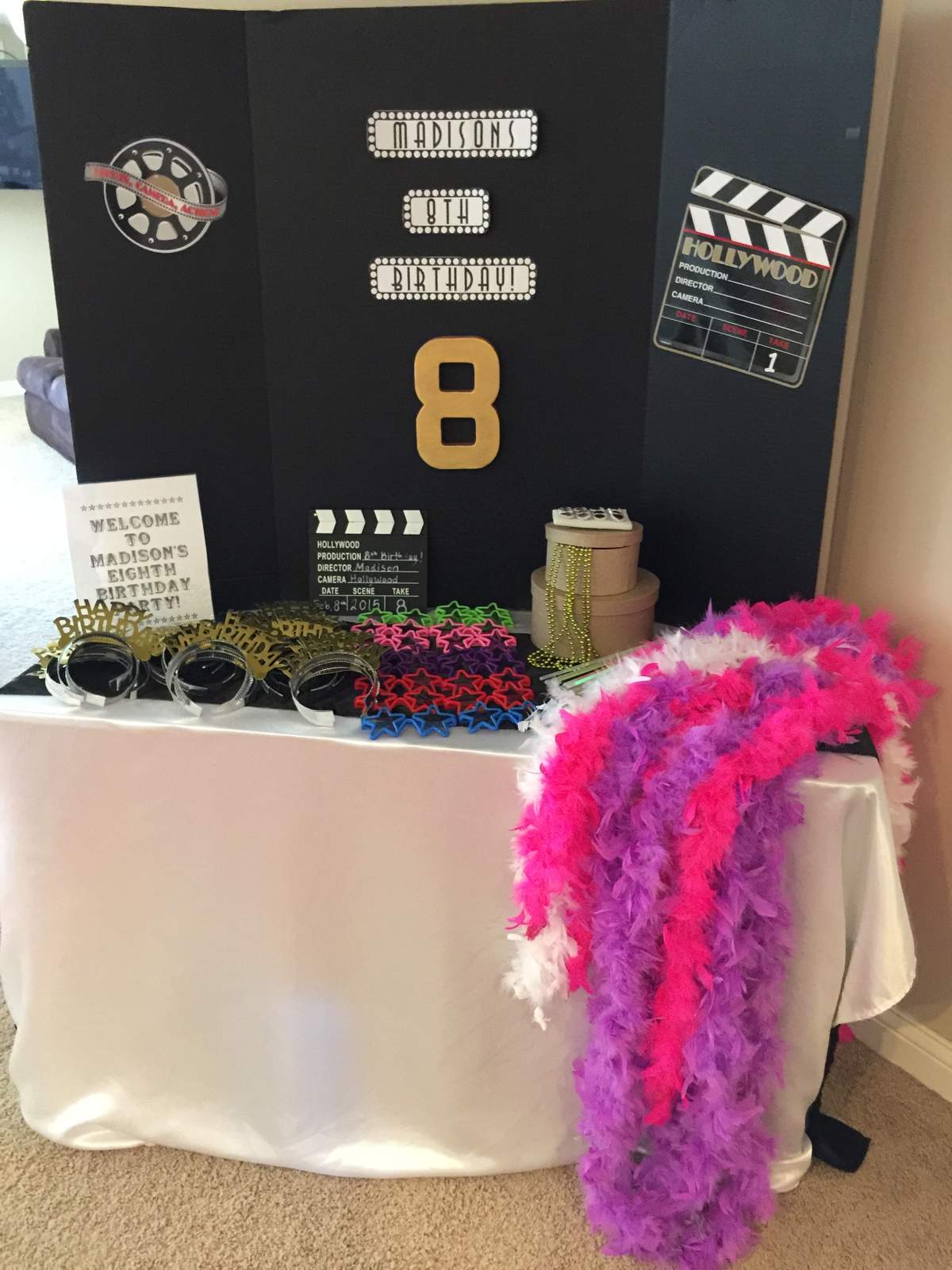 Hollywood Birthday Party Ideas | Photo 10 of 38 | Catch My Party