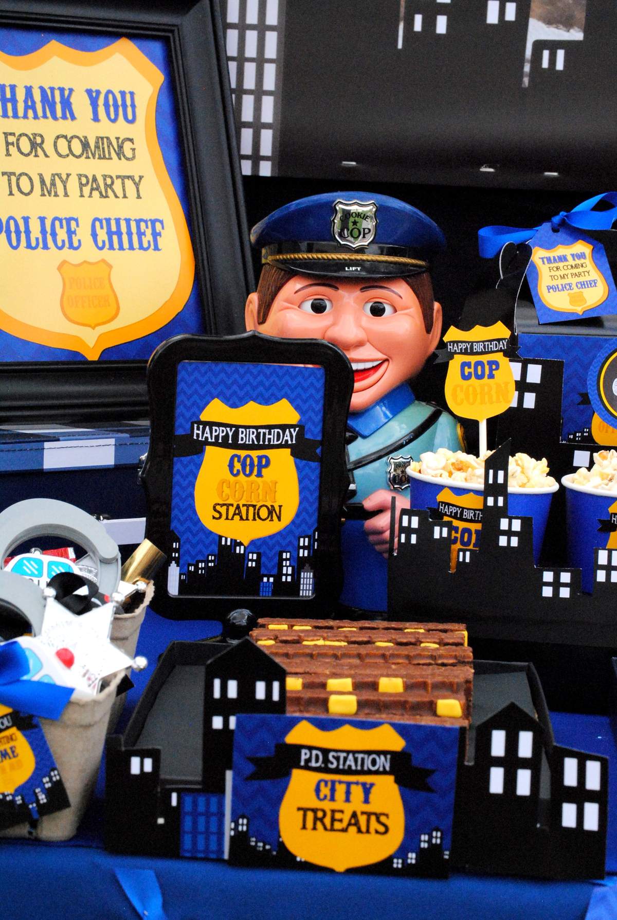 Cop Birthday Party Ideas | Photo 79 of 137 | Catch My Party