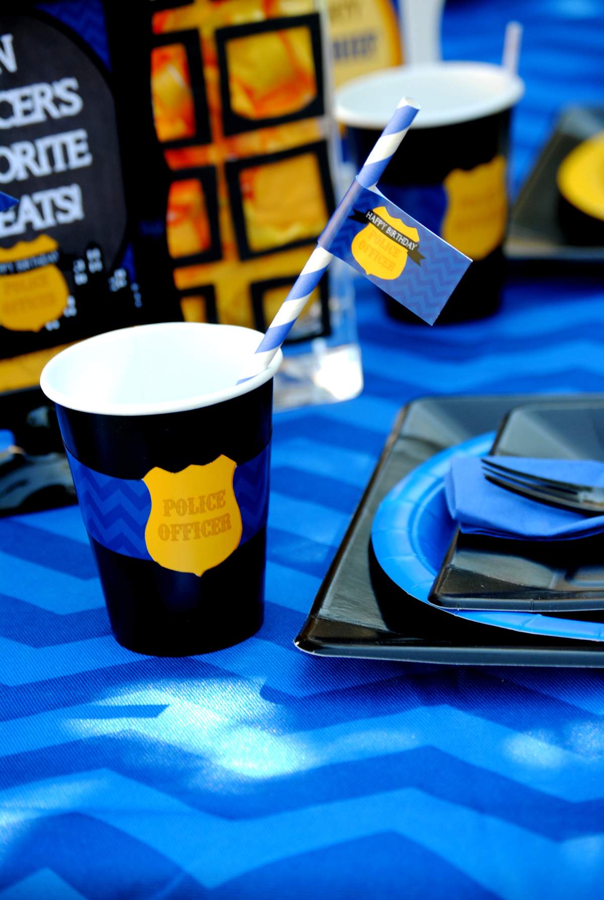 Cop Birthday Party Ideas | Photo 23 of 137 | Catch My Party