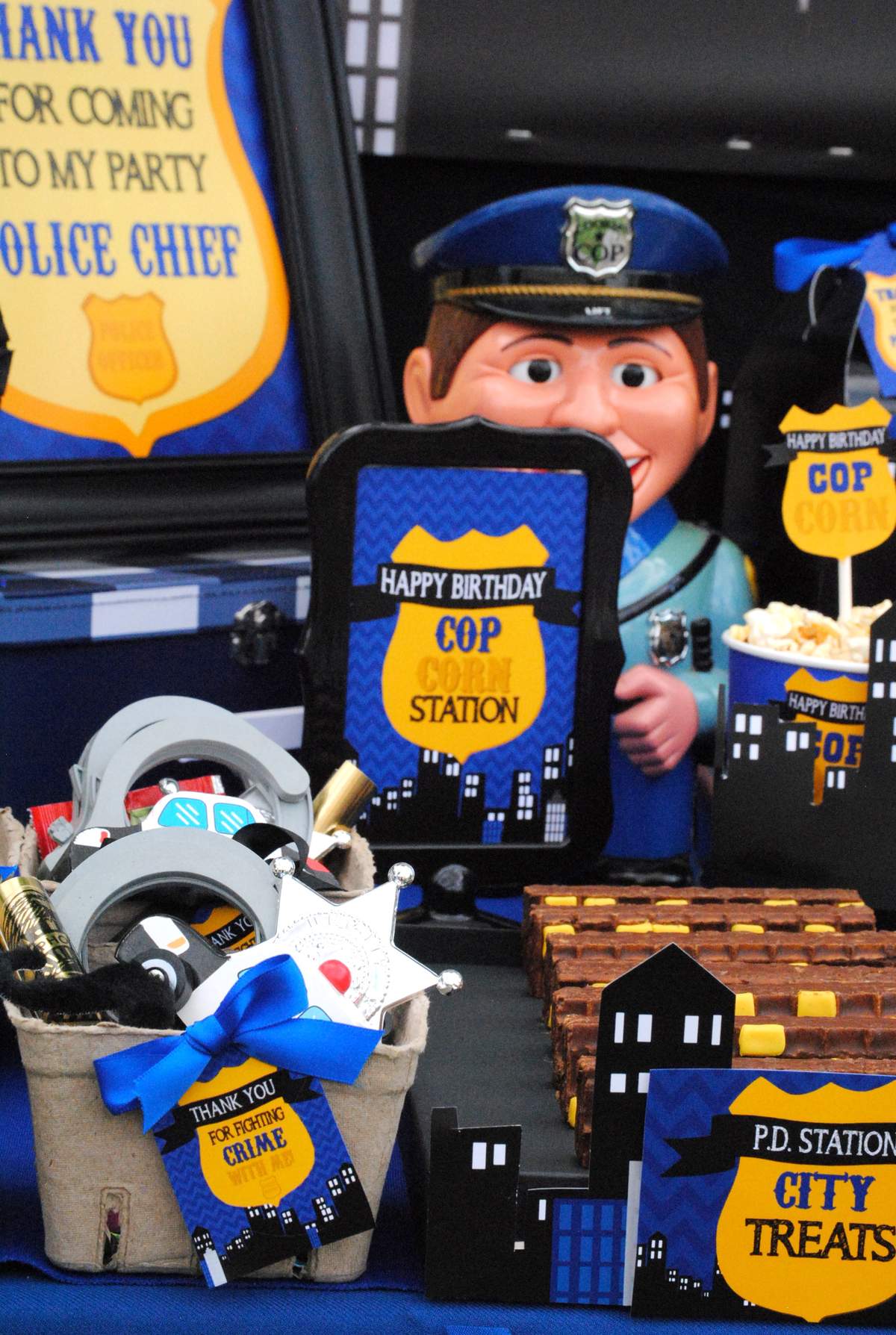 Cop Birthday Party Ideas | Photo 1 of 137 | Catch My Party